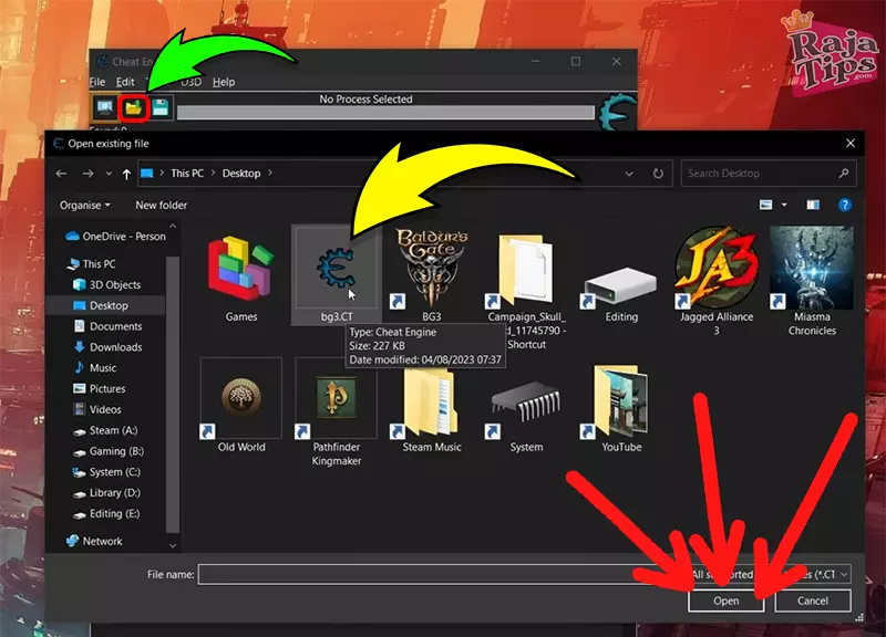 BG3 Cheat Engine Tutorial BG3 Cheat Engine Tutorial