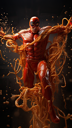 Noodle Hero Emerges A Unique Fusion of Superhero Drama and Culinary Art